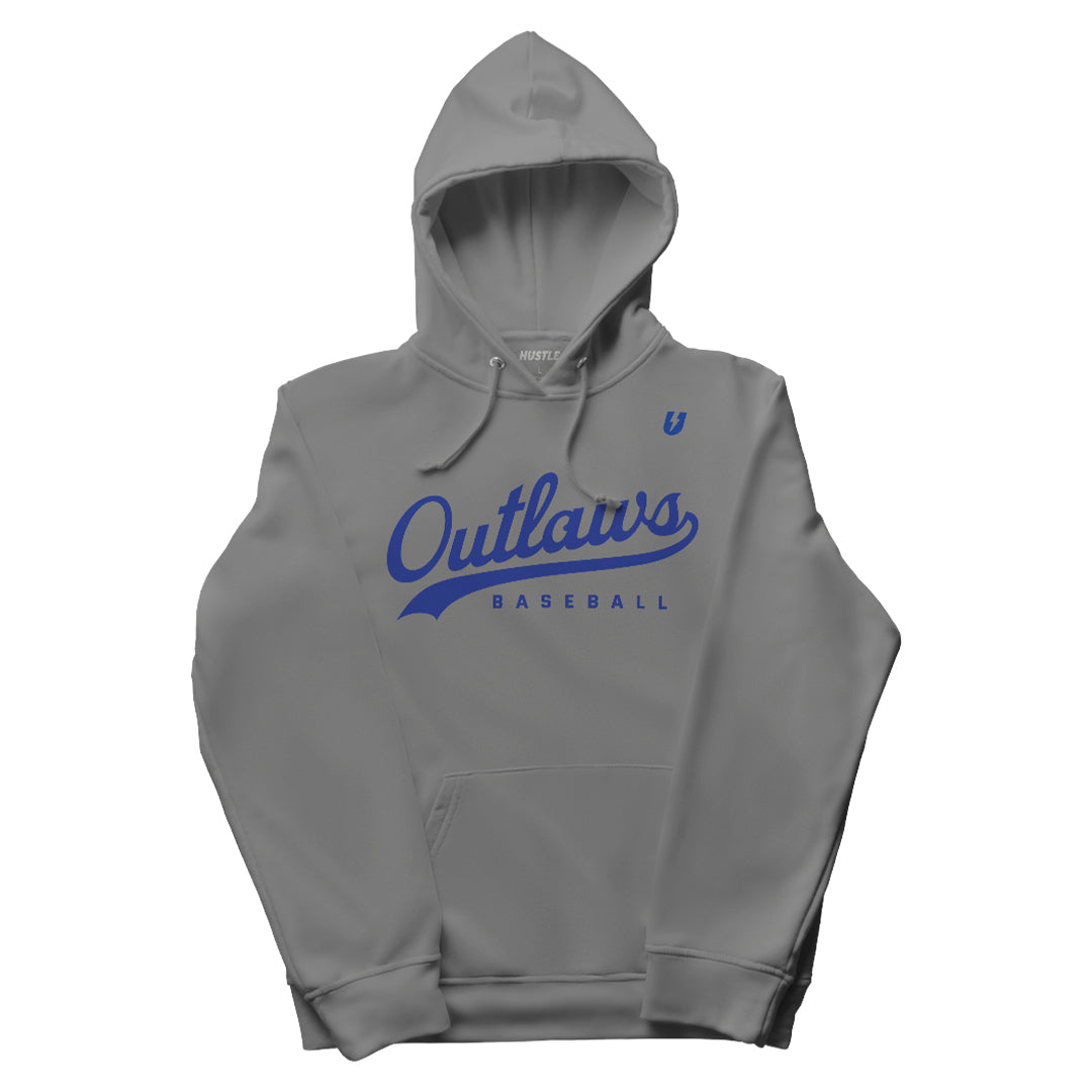 AC Outlaws "Script" Classic Hoodie (Grey) – Hustle Gear